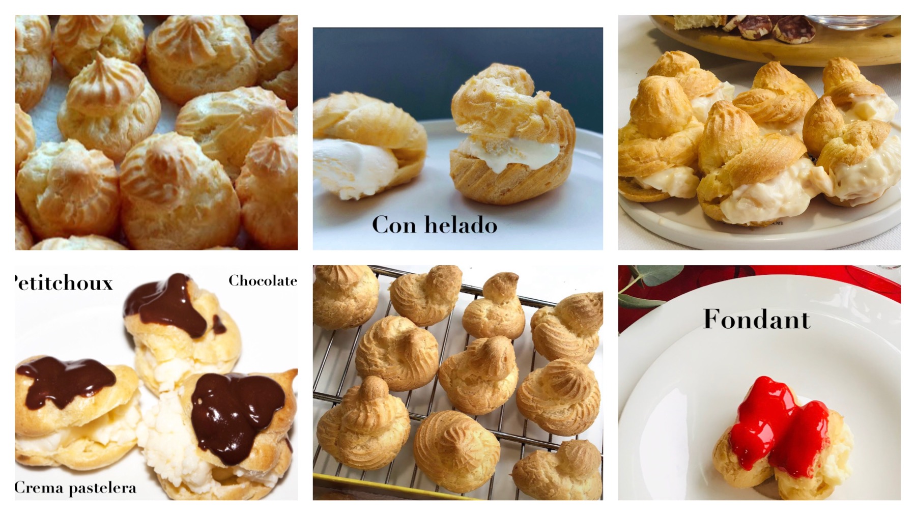 Pasta choux - Masas, panes y repostería - Blog de Mª LUISA RESTEGUI ...